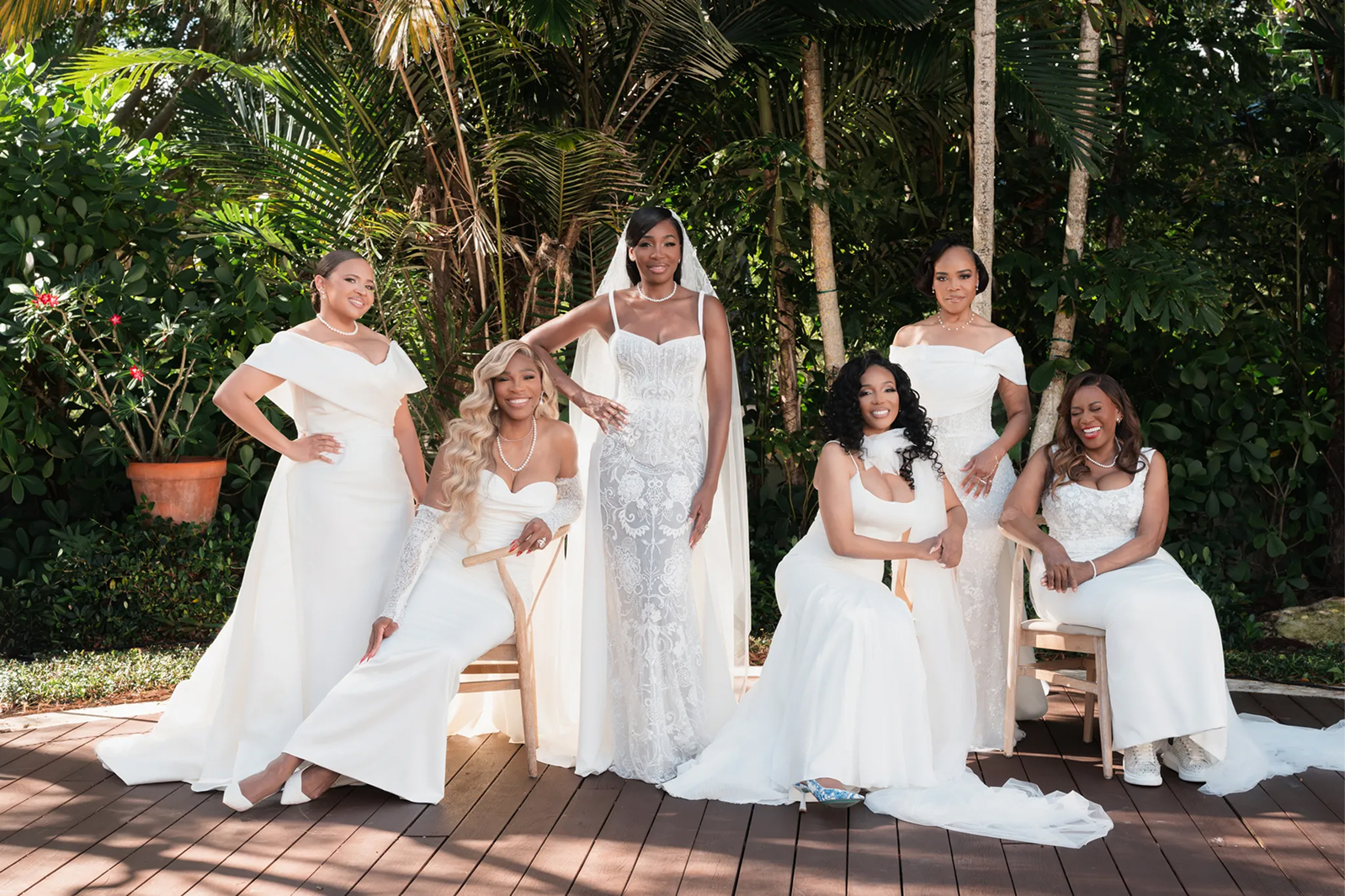 Venus Williams Wears Custom WONA Concept gown for Her Wedding
